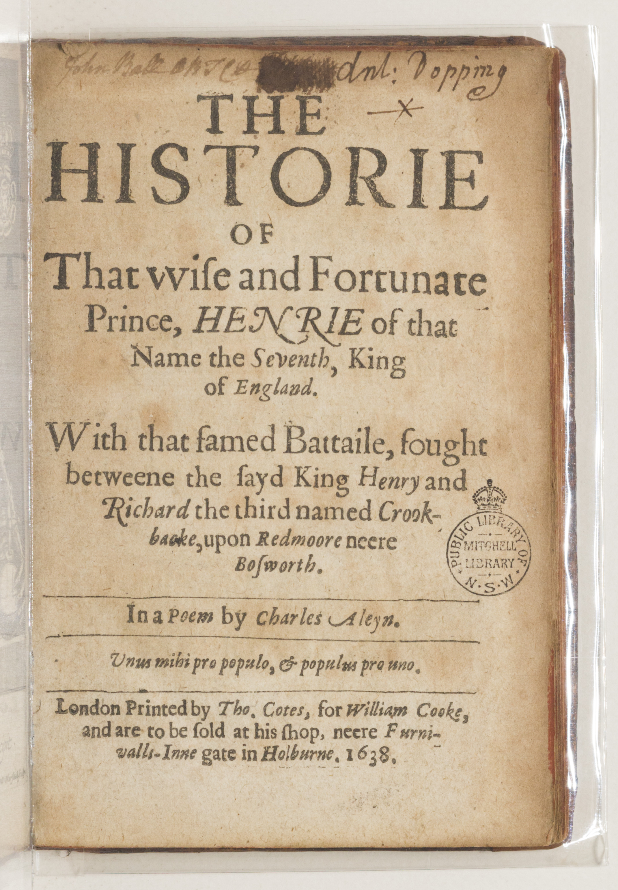 The Art of the Title page | State Library of NSW