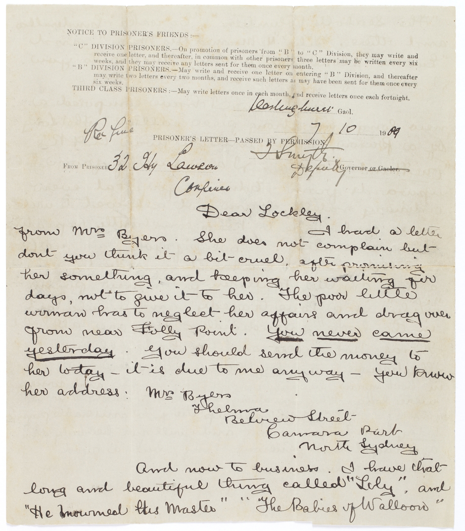 Hard times | Henry Lawson: poet of the people | Stories | State Library ...