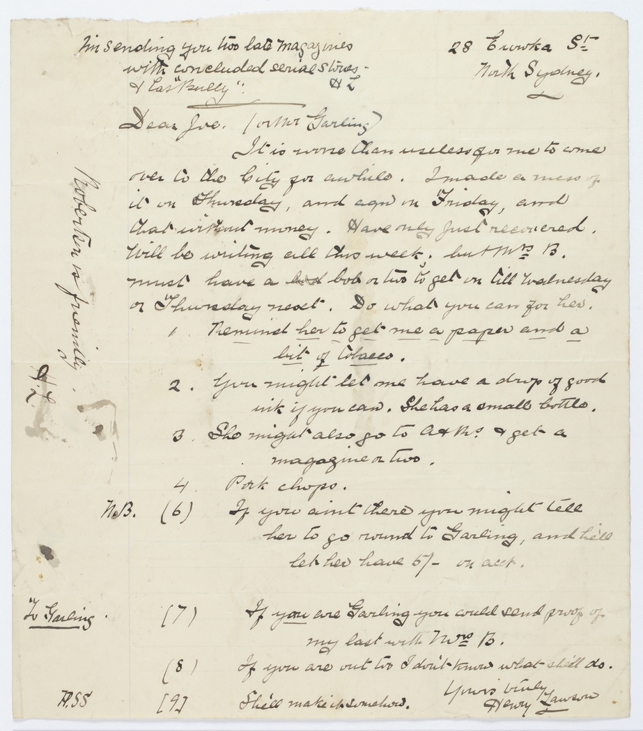 Hard times | Henry Lawson: poet of the people | Stories | State Library ...